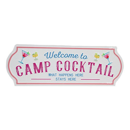 Camp Cocktail Sign – Backyard Birder Home & Garden | Gift Store
