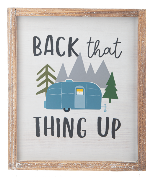 Camping Humour Wall Decor – Backyard Birder Home & Garden | Gift Store