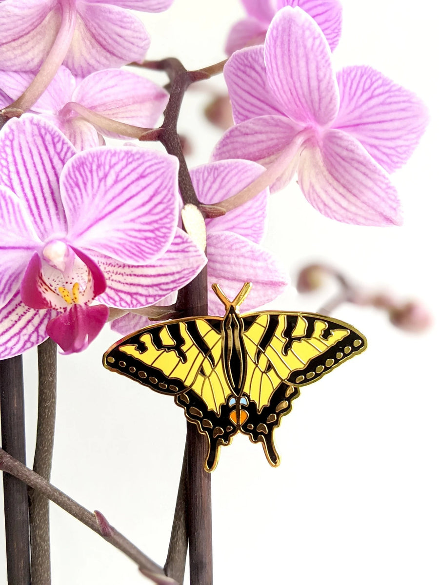 Tiger Swallowtail Butterfly Pin – Backyard Birder Home & Garden | Gift ...